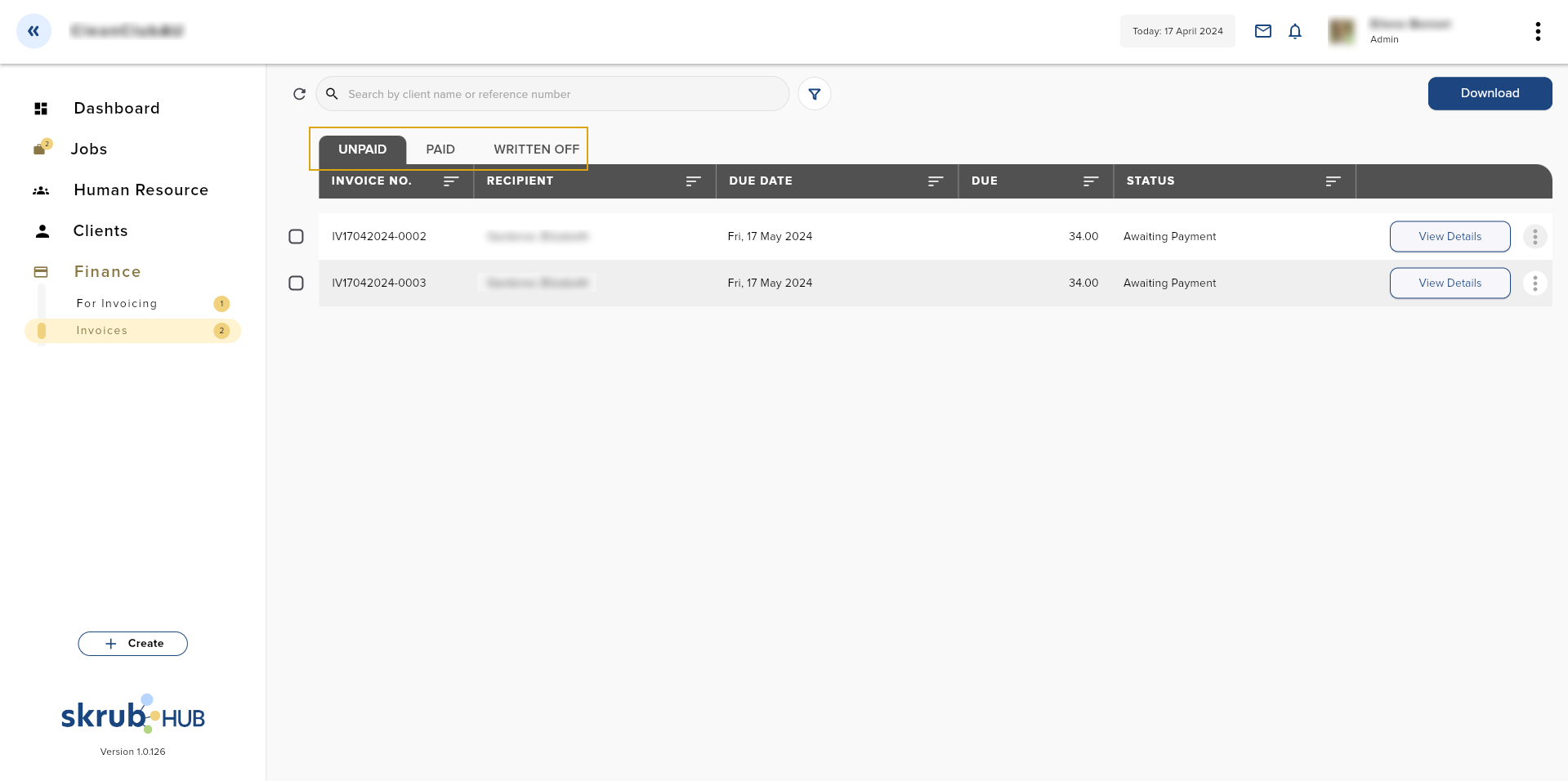 Tracking invoices and follow ups – Skrub Hub Wiki